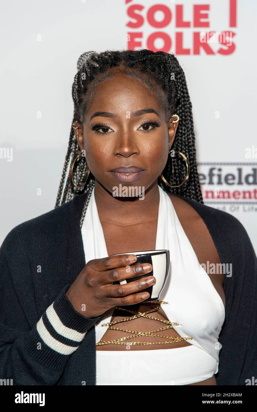 Los Angeles, CA on October 23, 2021, Teamarr attends The Leimert Park ...