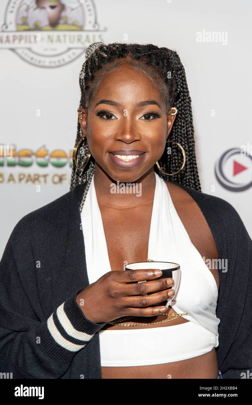 Los Angeles, CA on October 23, 2021, Teamarr attends The Leimert Park ...