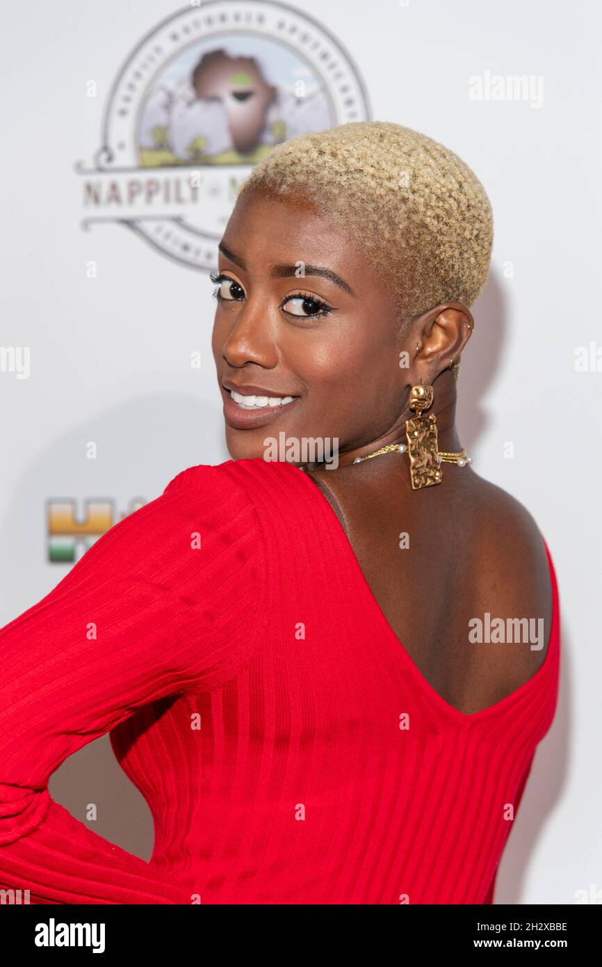 Los Angeles, CA on October 23, 2021, Ashely Burgess attends The Leimert ...