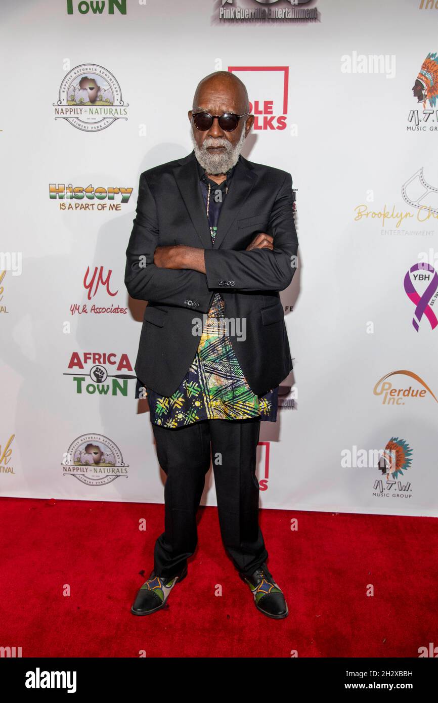 Los Angeles, CA on October 23, 2021, Ben Caldwell attends The Leimert ...