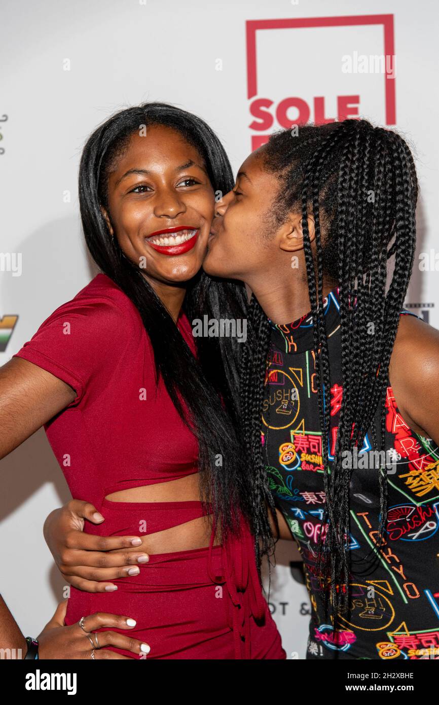 Los Angeles, CA on October 23, 2021, Talia Brandon, Leilani Brandon ...