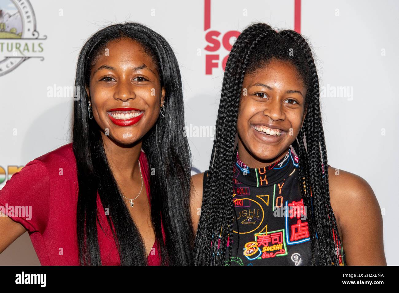 Los Angeles, CA on October 23, 2021, Talia Brandon, Leilani Brandon ...