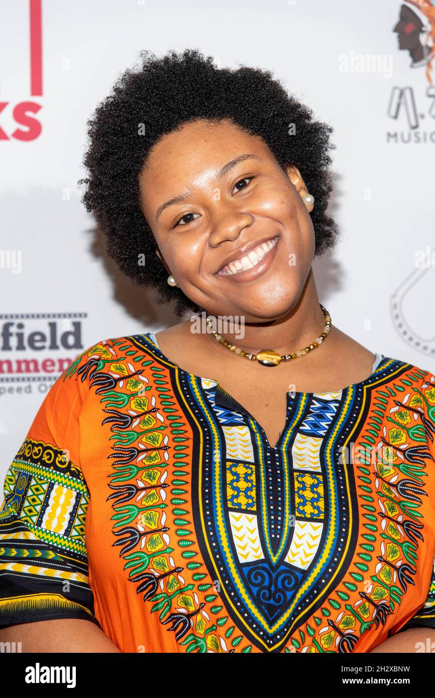 Los Angeles, CA on October 23, 2021, QueenZiare Hadley attends The ...