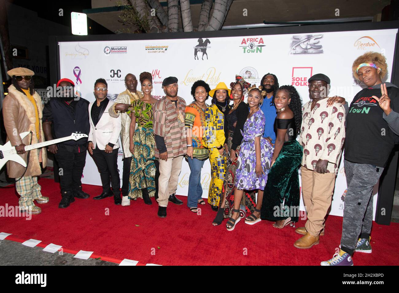 Los Angeles, CA on October 23, 2021, Cast of "Clap" attends The Leimert ...