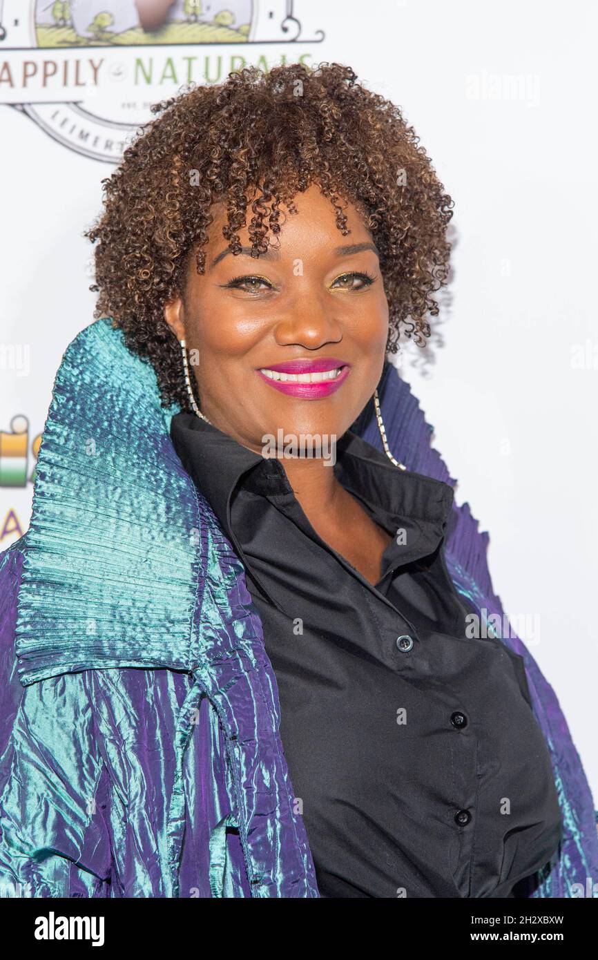 Los Angeles, CA on October 23, 2021, April Nixon attends The Leimert ...