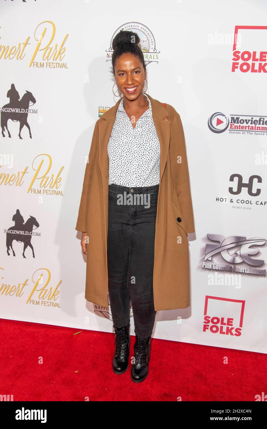 Los Angeles, CA on October 23, 2021, Amber Tiara attends The Leimert ...