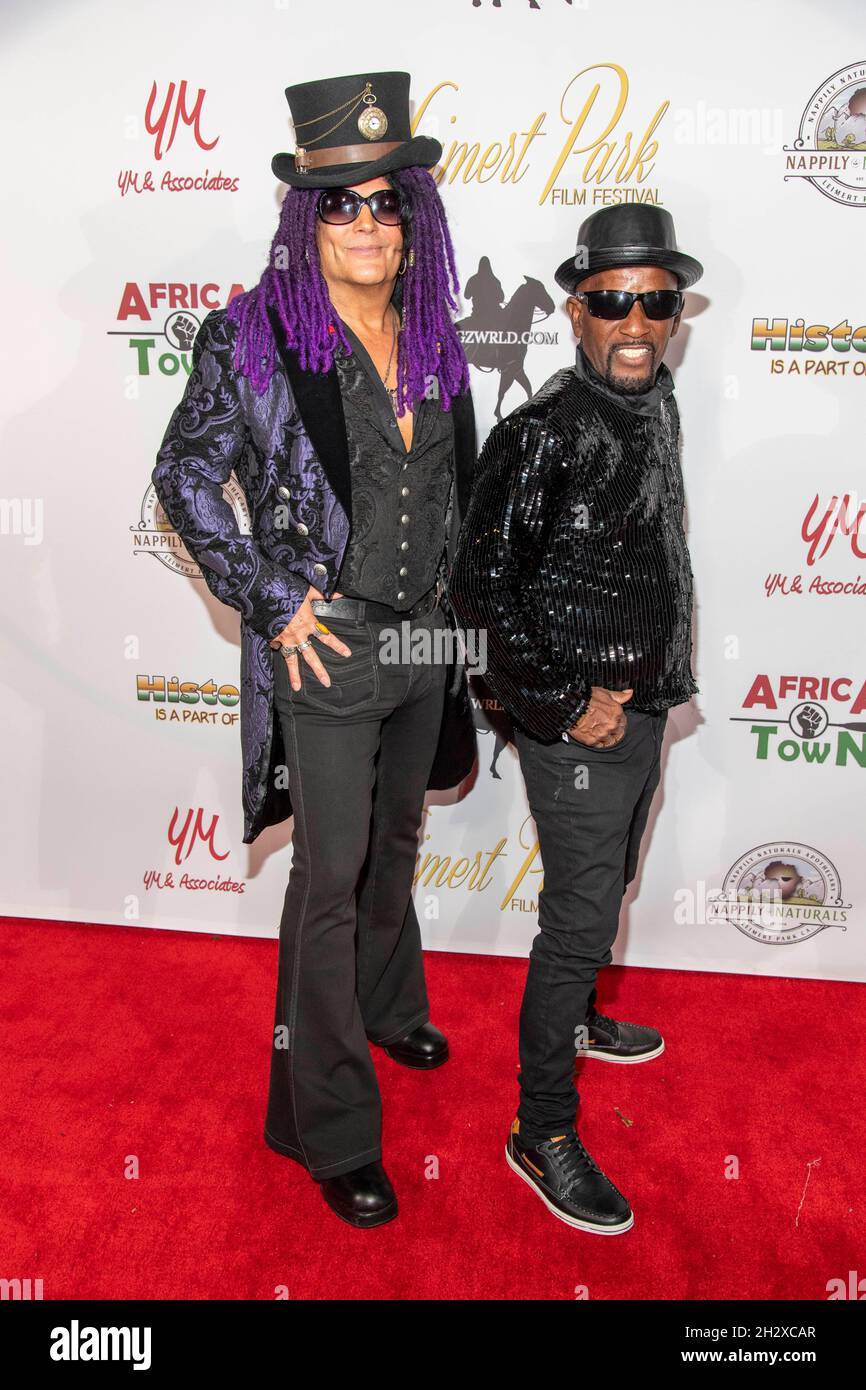 Los Angeles, CA on October 23, 2021, Frank Deville Greenfield, Waymon ...