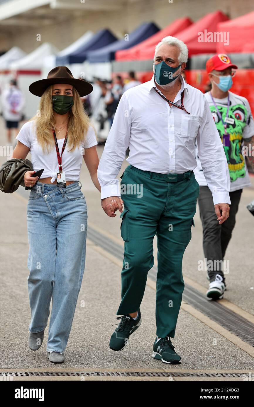 Austin, Texas, USA. 24/10/2021, Lawrence Stroll (CDN) Aston Martin F1 ...