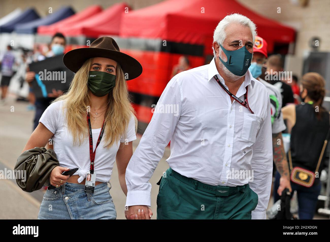Austin, Texas, USA. 24/10/2021, Lawrence Stroll (CDN) Aston Martin F1 ...