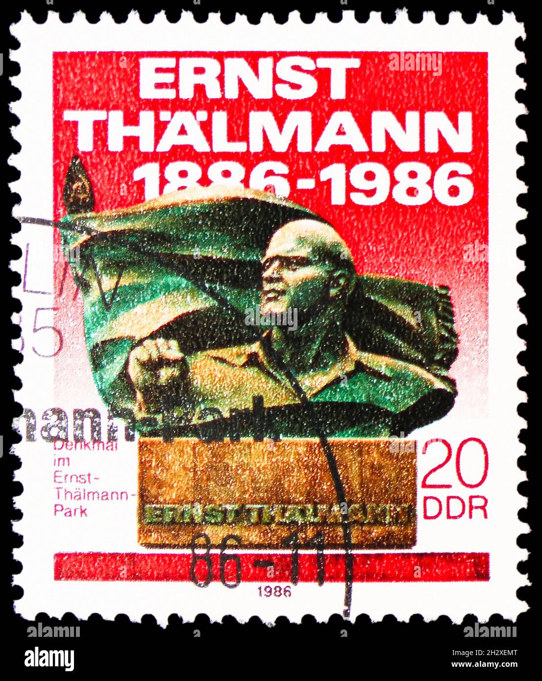 MOSCOW, RUSSIA - OCTOBER 23, 2021: Postage stamp printed in Germany ...