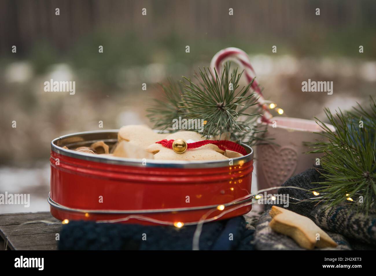 Christmas cookies. Sweets for the new year Stock Photo - Alamy