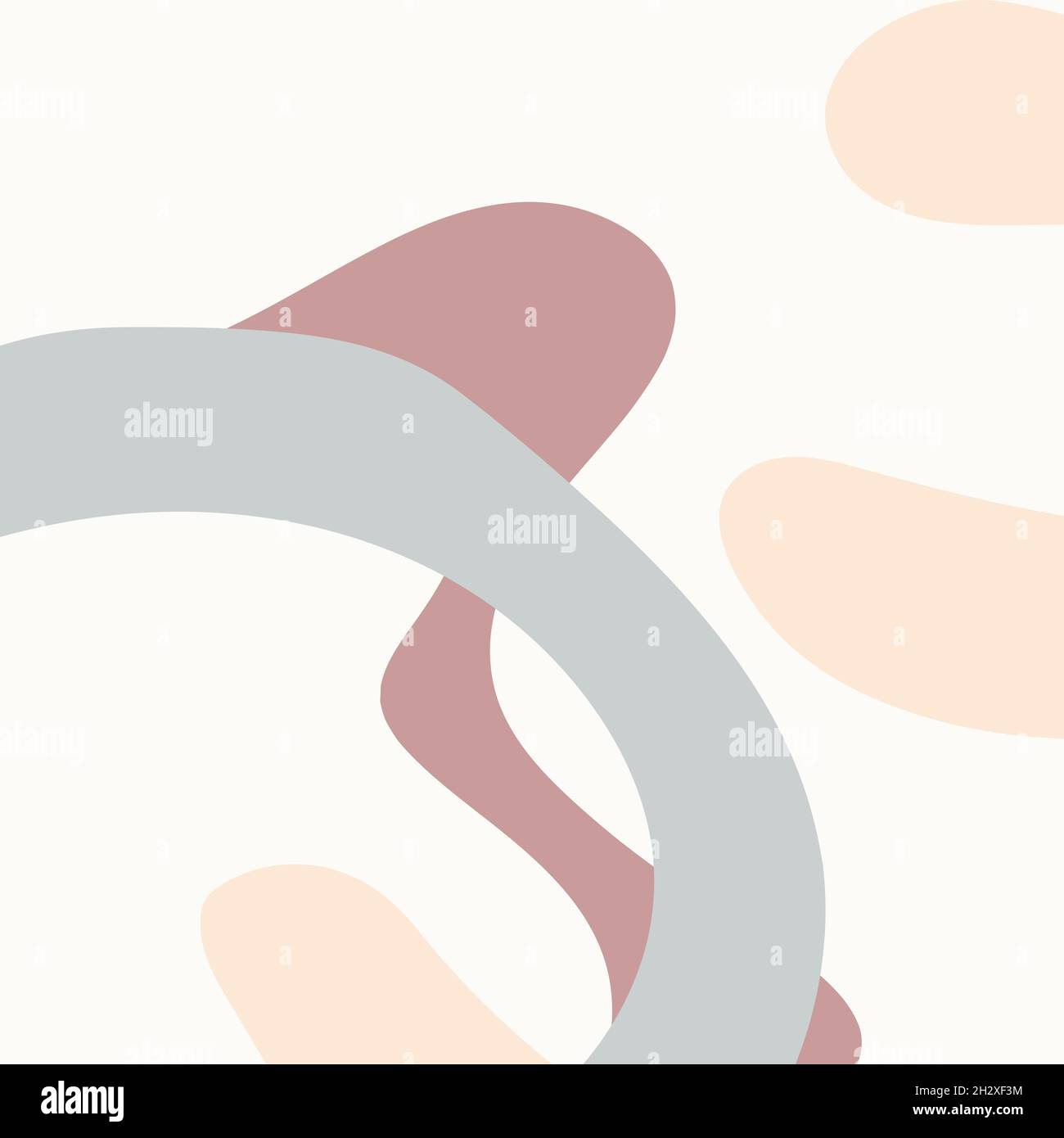 An abstract background image with rounded shapes in muted colors Stock ...
