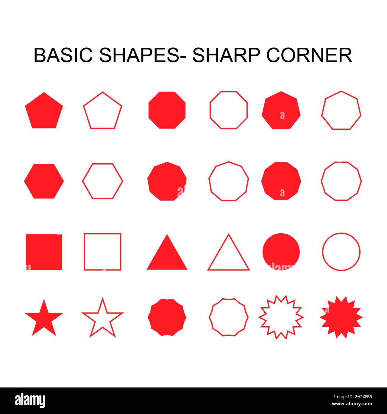 Basic square circle triangle diamond hi-res stock photography and ...