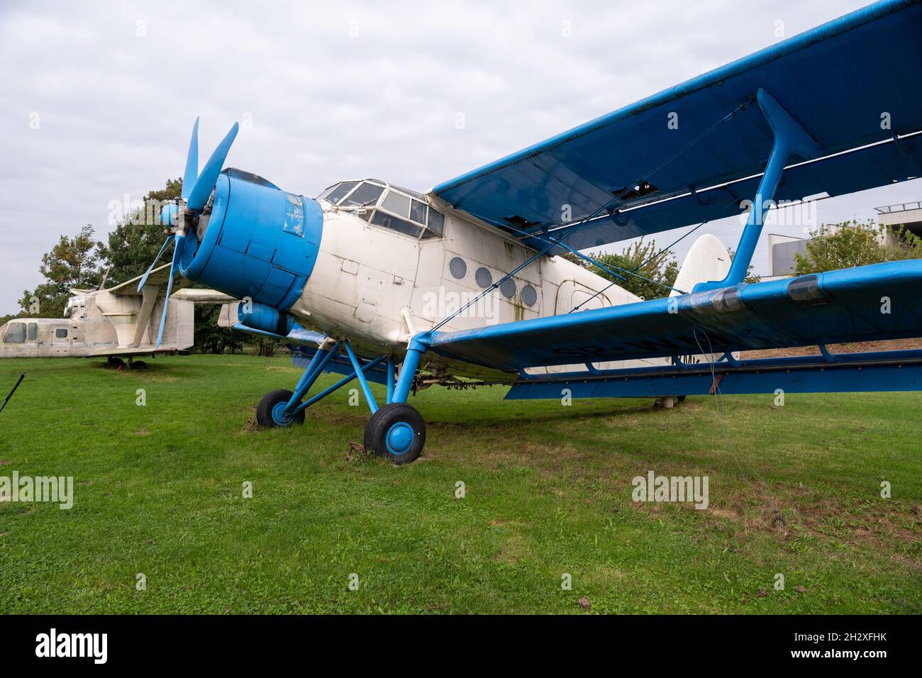 Krakow Poland September 2021 Antonov An-2 dual wing old aircraft, used ...