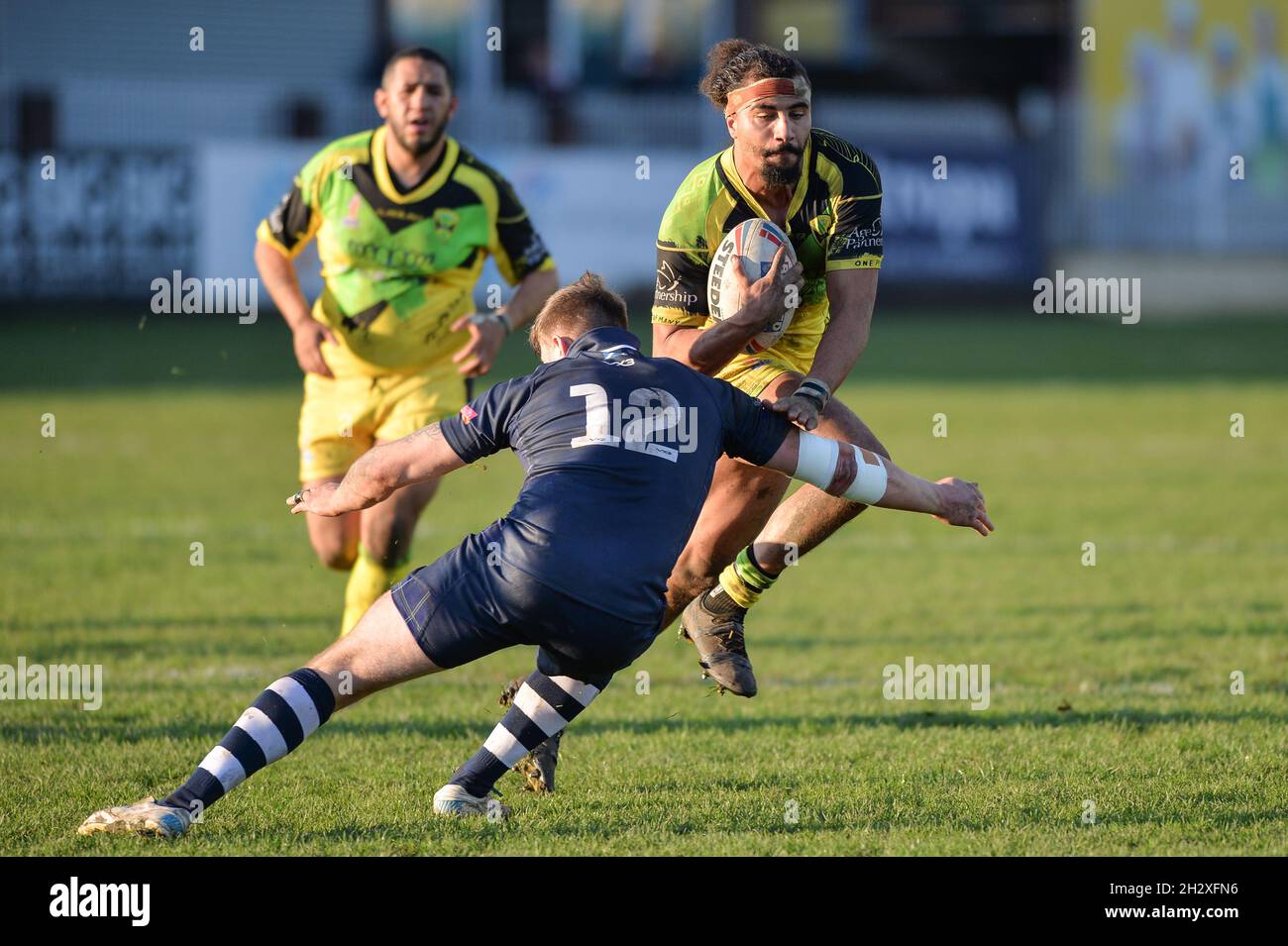 Featherstone, England - 24 October 2021 - Ashton Golding of Jamaica ...