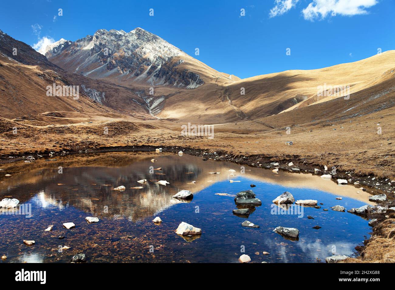 View of Jang la pass, yasagumba trail, guerrilla trek, way to Dunai ...