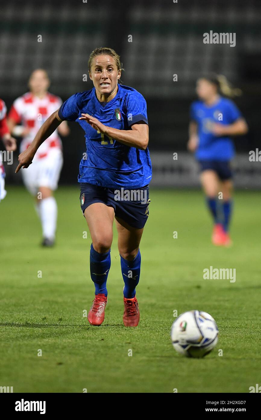Valentina Cernoia of Italy in action during the UEFA women's world cup ...