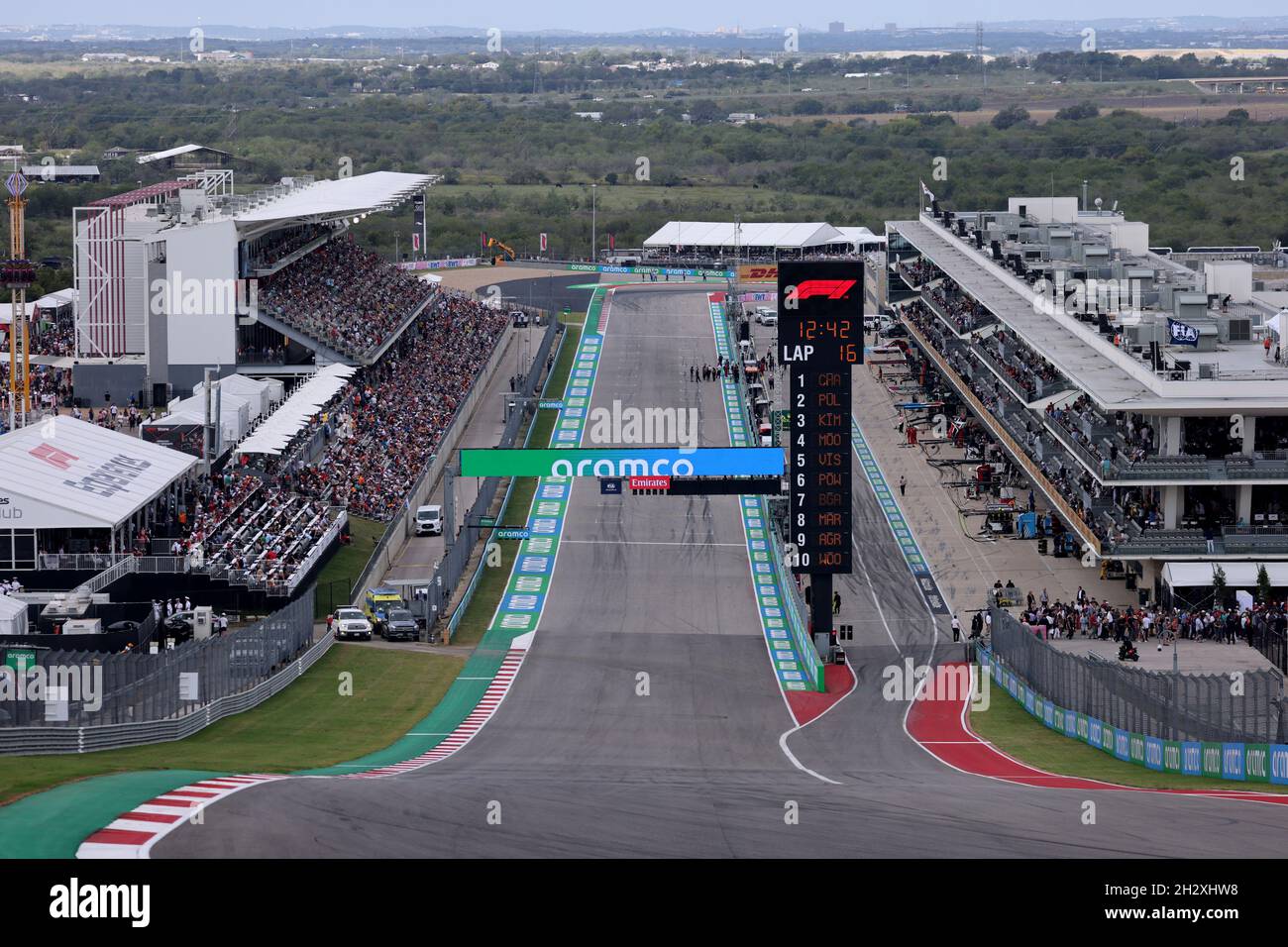 United states grand prix race circuit of the americas hi-res stock ...