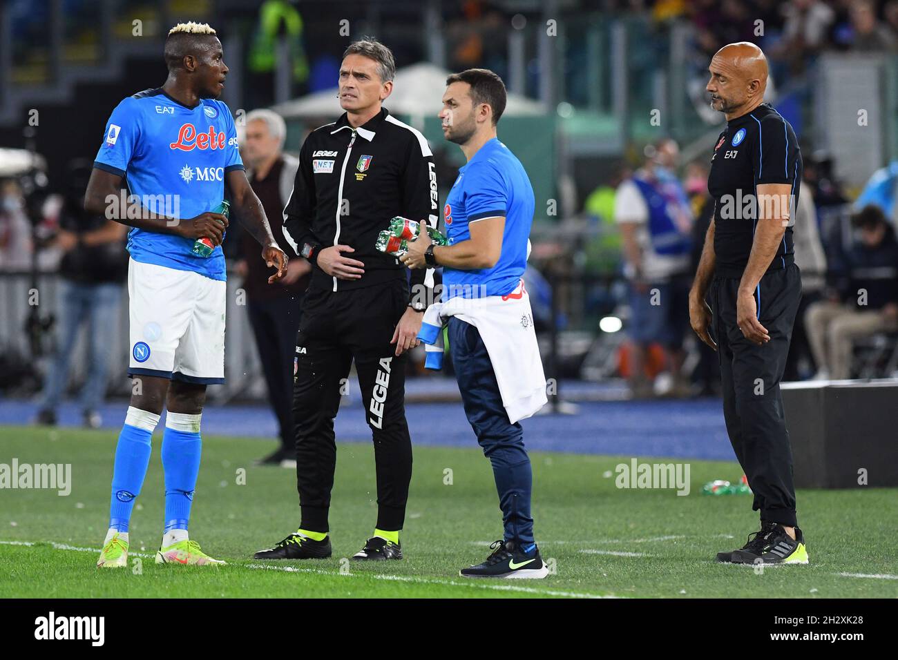 Stadio Olimpico, Rome, Italy. 24th Oct, 2021. Serie A football Roma ...