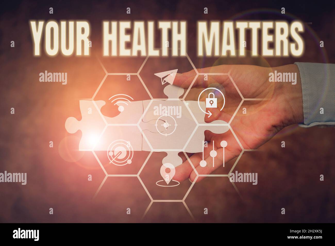 Inspiration showing sign Your Health Matters. Business idea good health ...