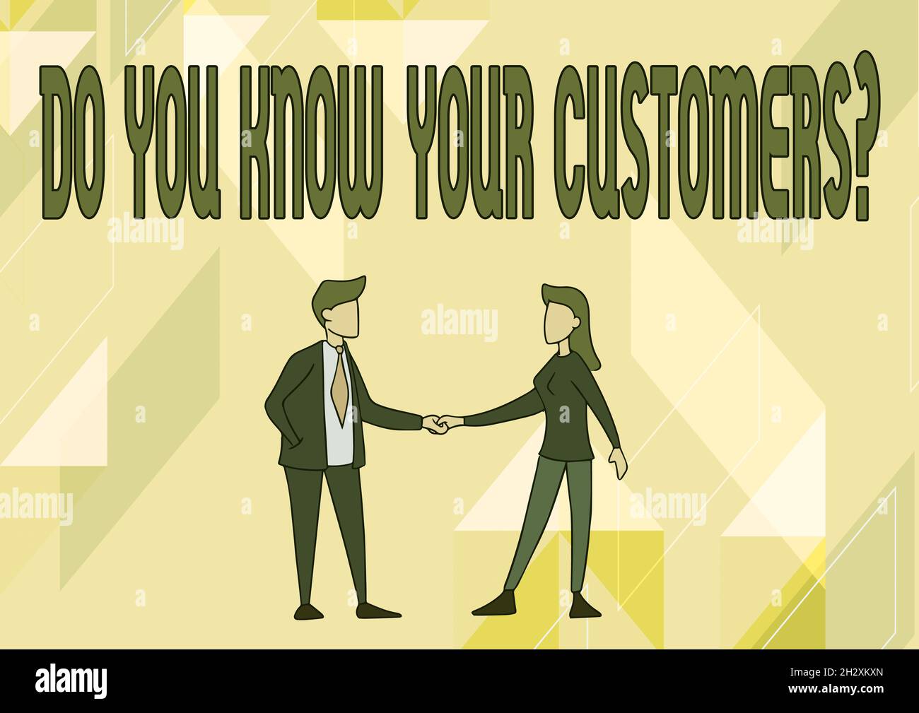 Conceptual display Do You Know Your Customers question. Word for asking ...
