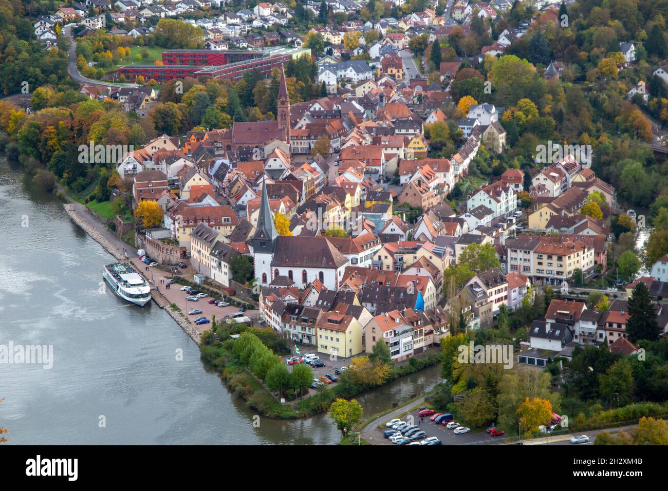 Panoramic picture of Neckargemünd, Baden-Wurrtemberg (Germany Stock ...