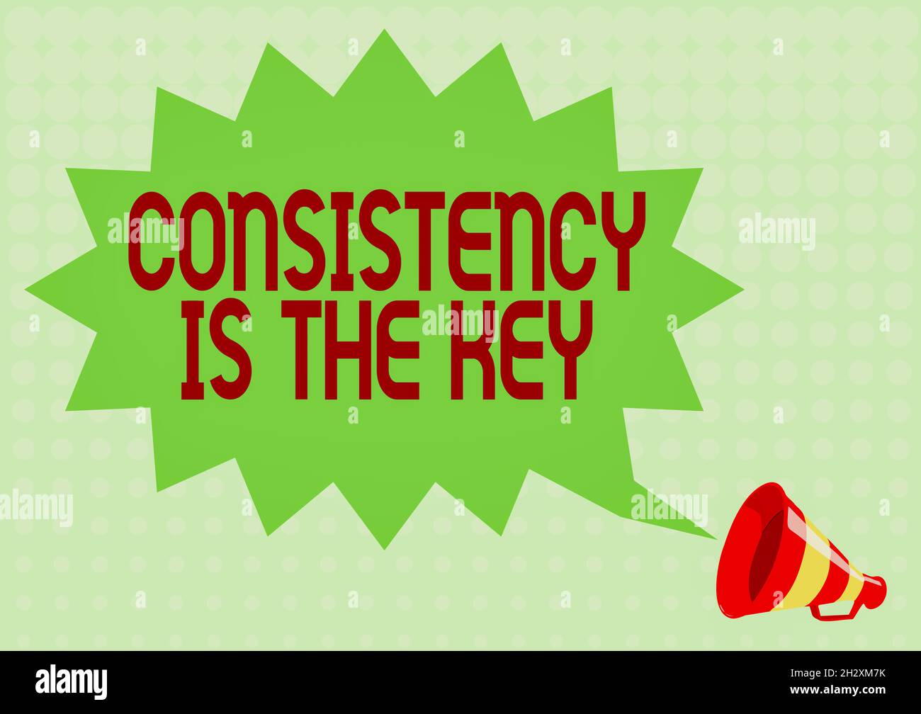 Inspiration showing sign Consistency Is The Key. Business overview by ...