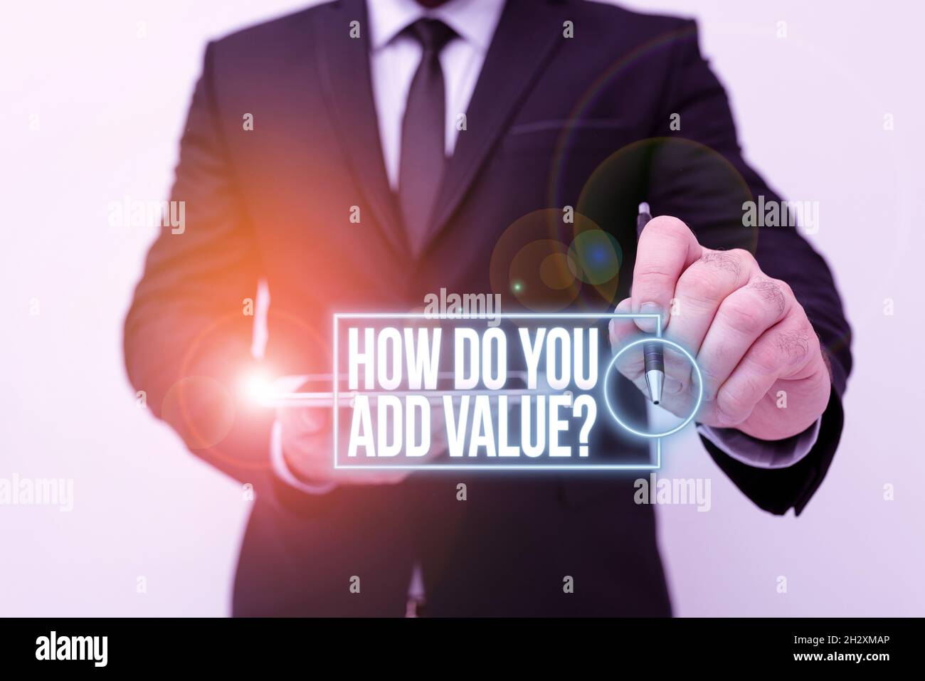 Sign displaying How Do You Add Value Question. Business idea improve ...