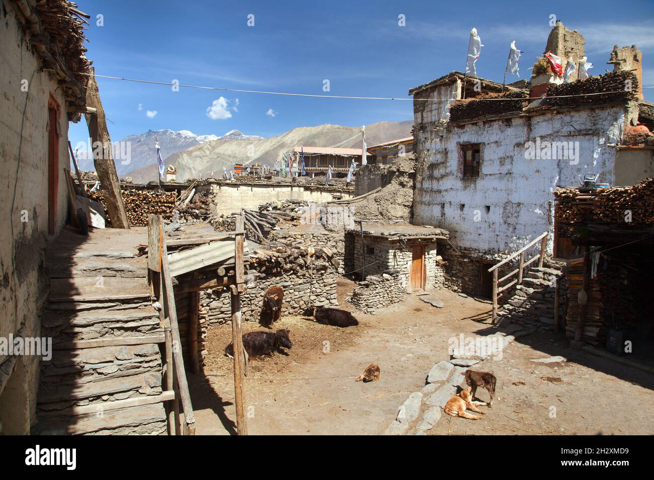 Jharkot village, one of the best villages in round Annapurna circuit ...