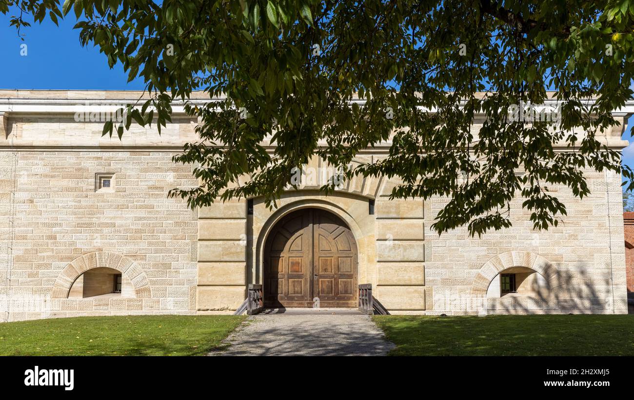 Ancient fort gate with no people in Bavaria, Germany Stock Photo - Alamy