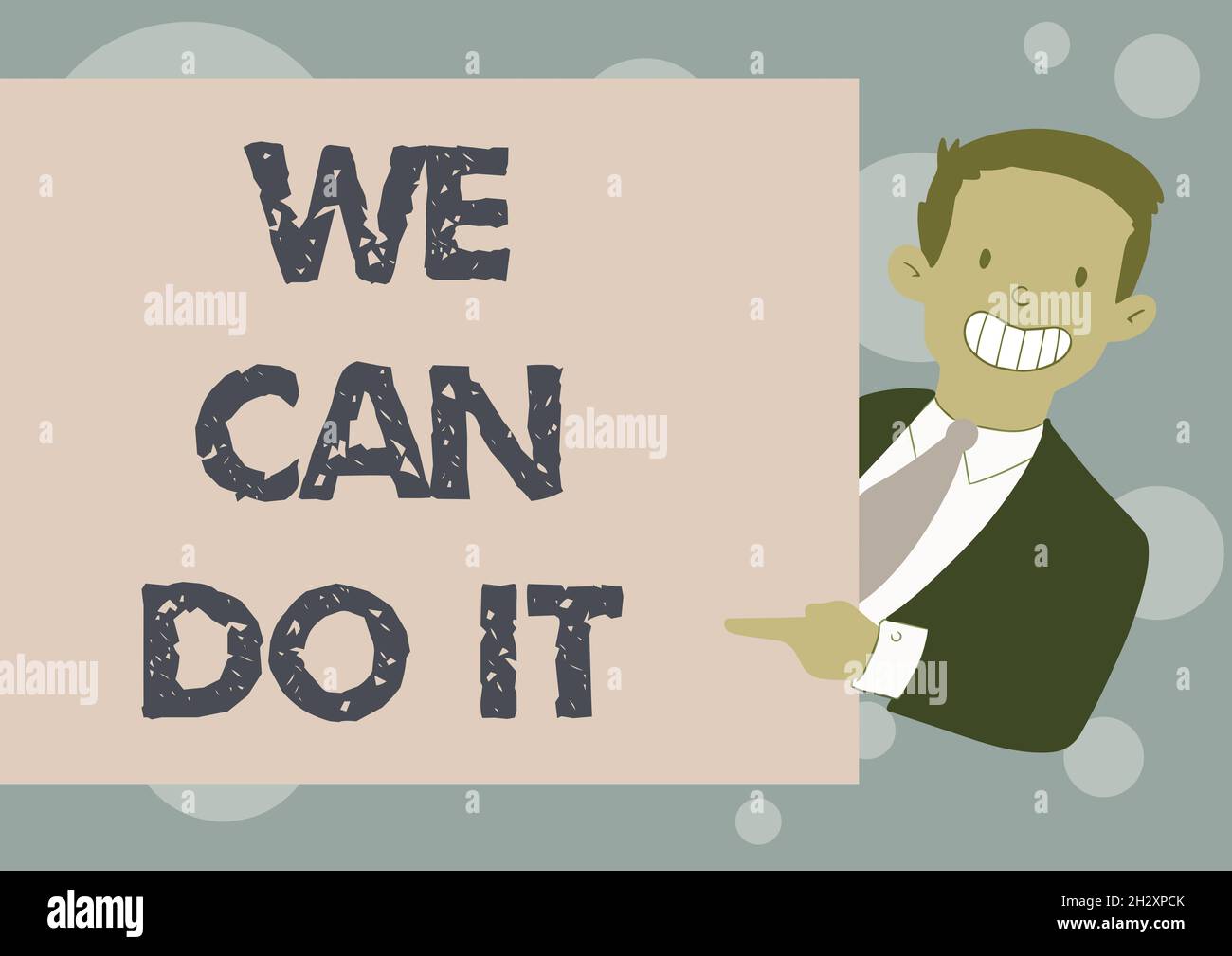 Text showing inspiration We Can Do It. Concept meaning see yourself as ...