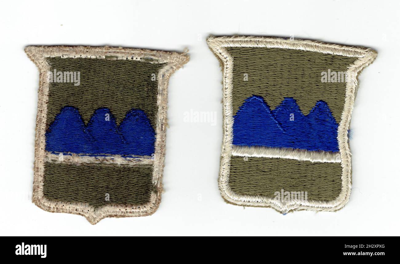 patch de la 80th division d'infanterie US Army Stock Photo - Alamy