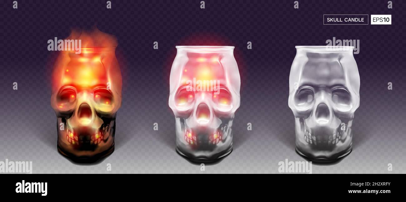 Fire inside glass Stock Vector Images - Alamy