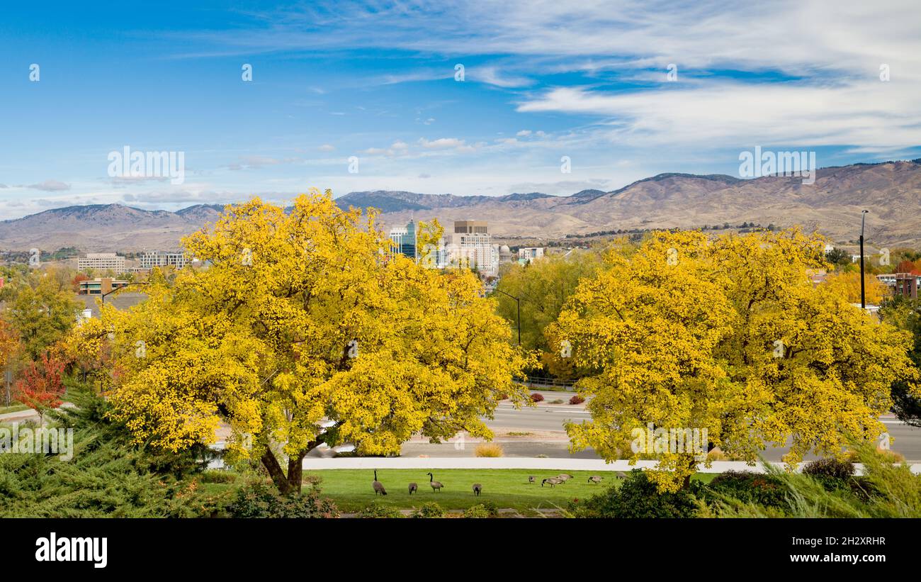 City boise idaho in fall hi-res stock photography and images - Alamy