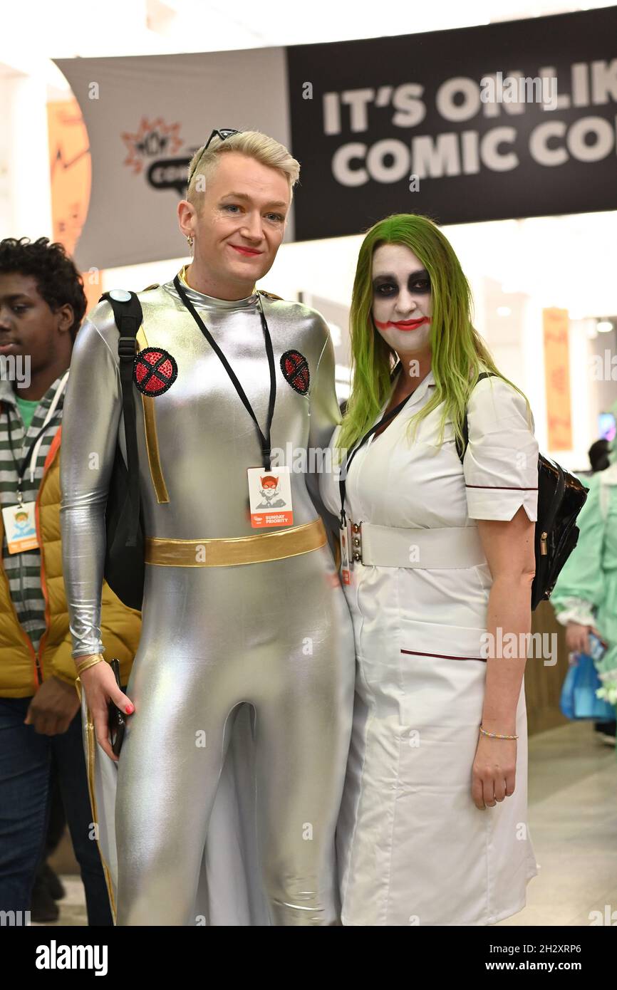 Excel London. 2021-10-24. MCM London Comic Con 2021, London, UK Stock ...