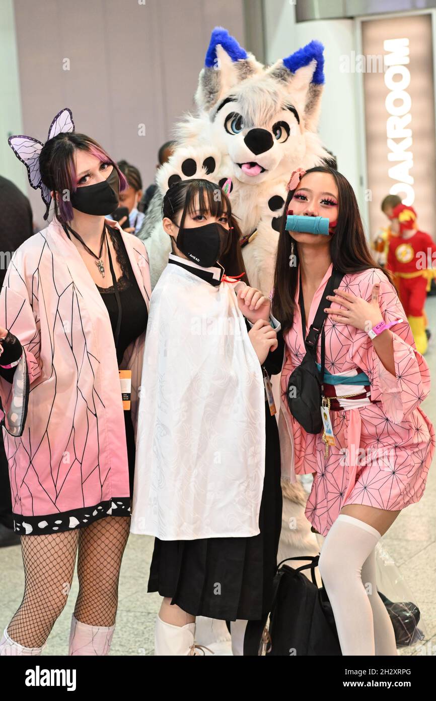 Excel London. 2021-10-24. MCM London Comic Con 2021, London, UK Stock ...