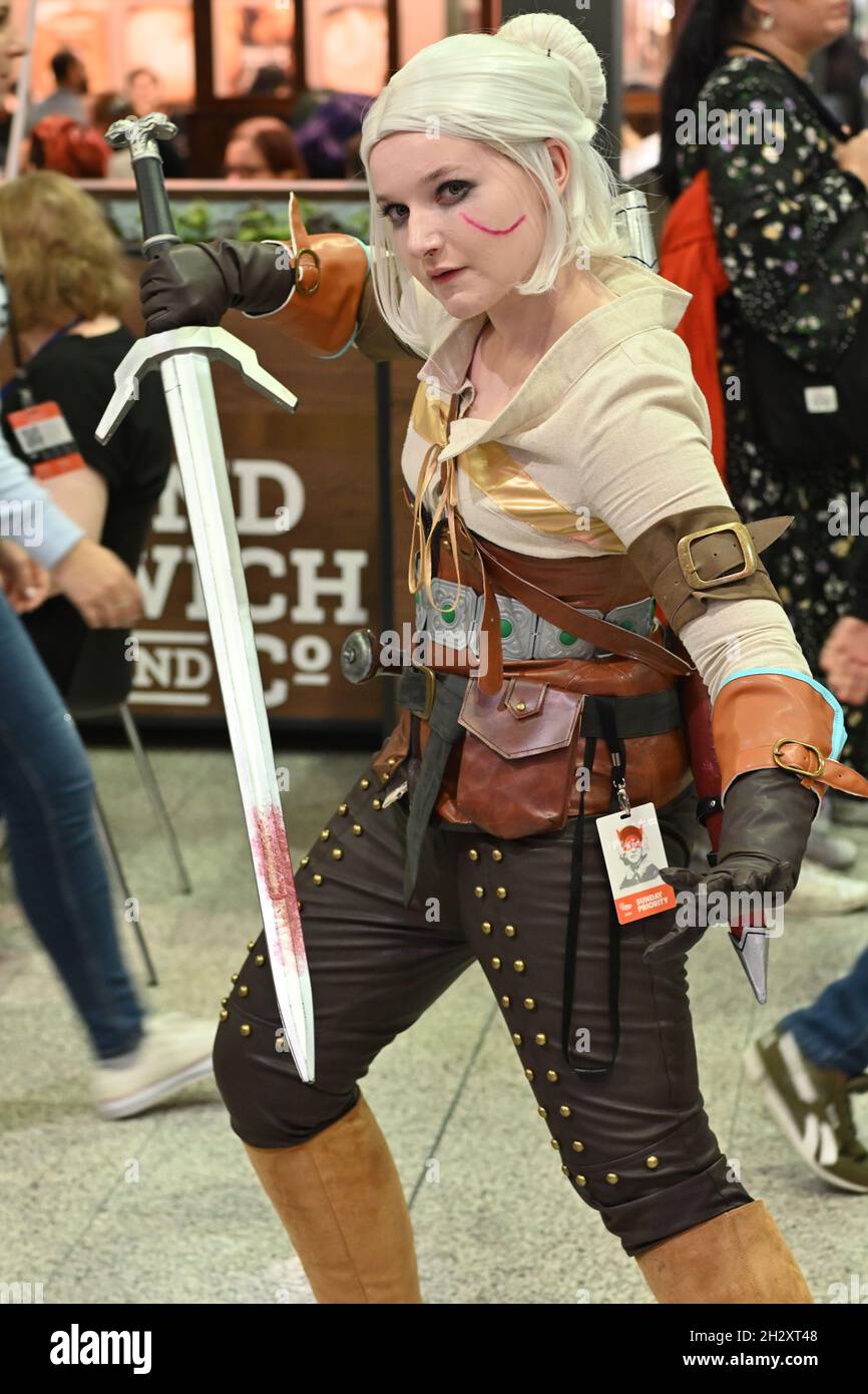 Excel London. 2021-10-24. MCM London Comic Con 2021, London, UK Stock ...