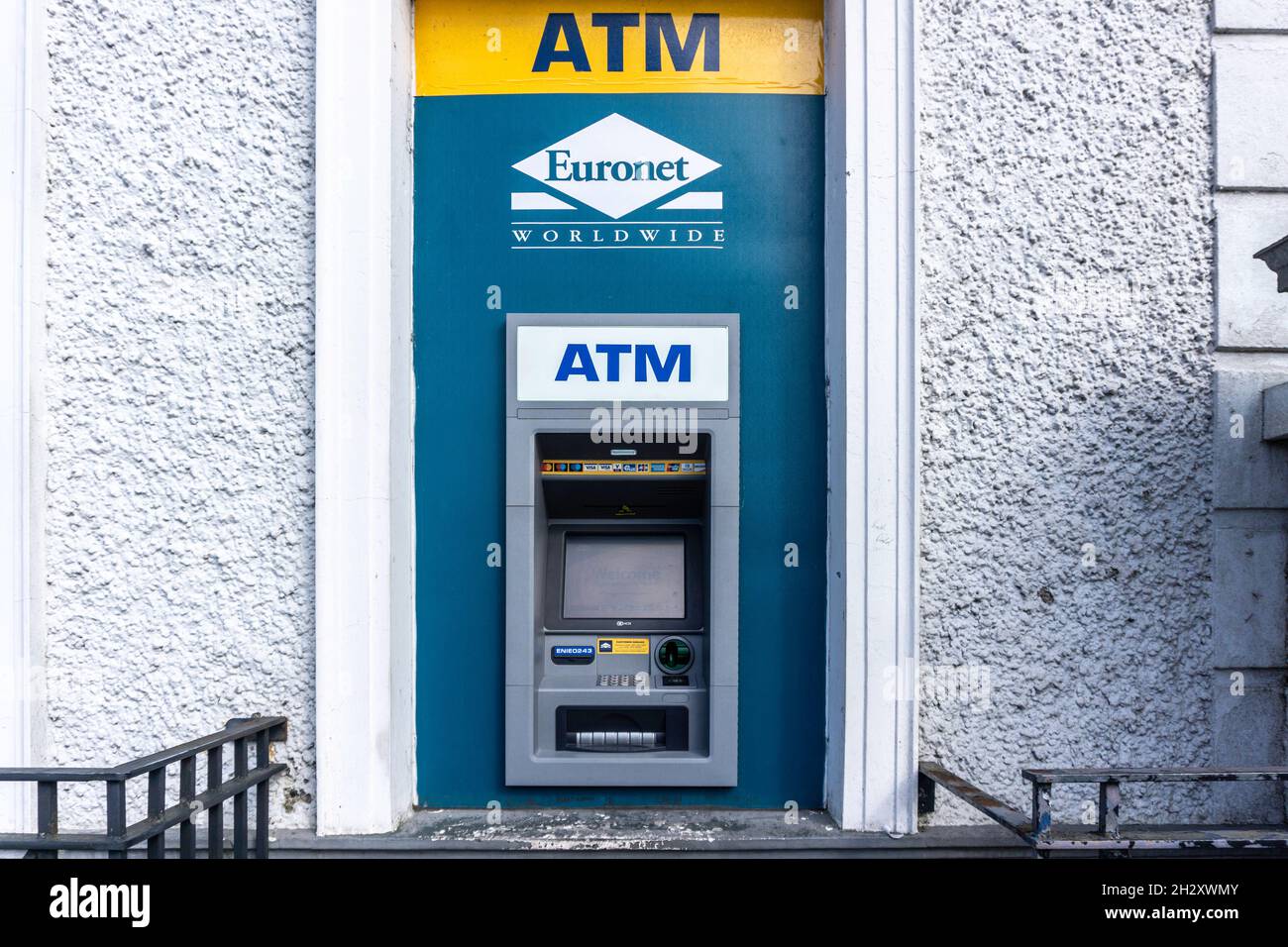 A Euronet ATM in Edgeworthstown, County Longford, Ireland. Euronet is ...