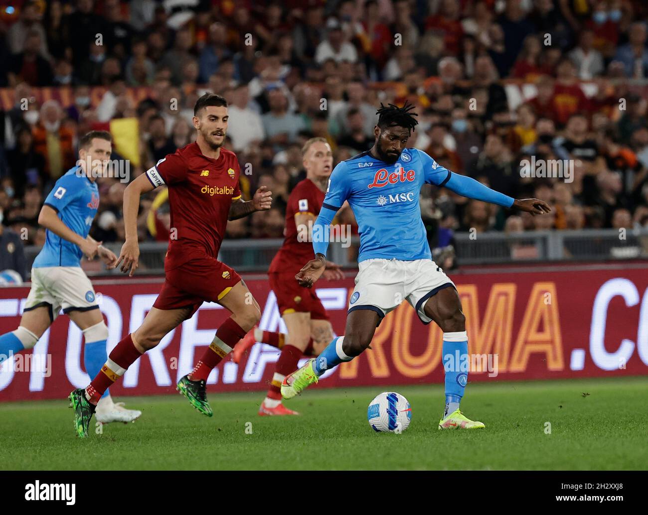 Stadio Olimpico, Rome, Italy. 24th Oct, 2021. Serie A football Roma v ...