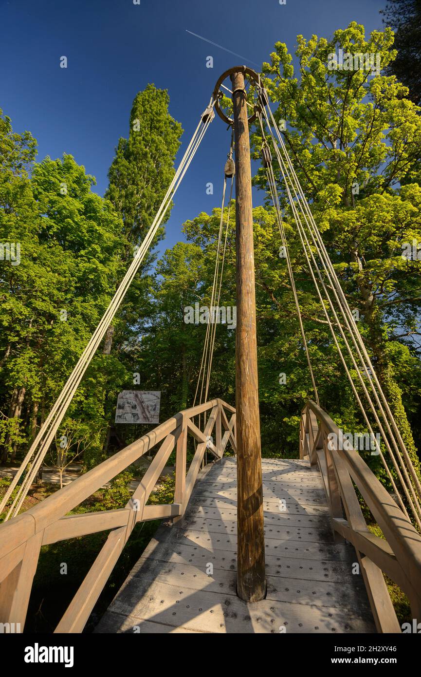 FRANCE. INDRE-ET-LOIRE (37) THE CLOS LUCE CASTLE, FORMERLY KNOWN AS THE ...