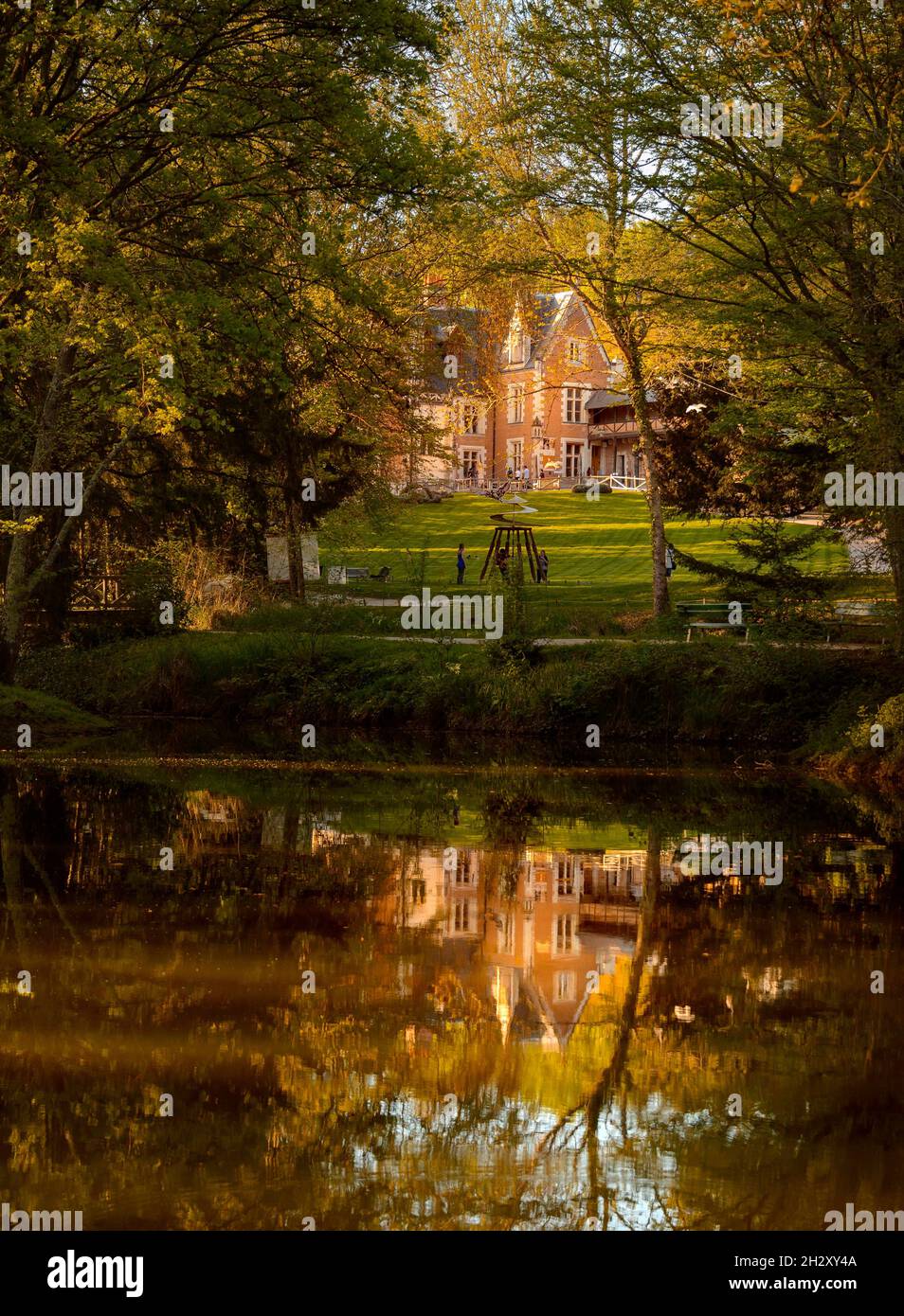 FRANCE. INDRE-ET-LOIRE (37) THE CLOS LUCA© CASTLE, FORMERLY KNOWN AS ...