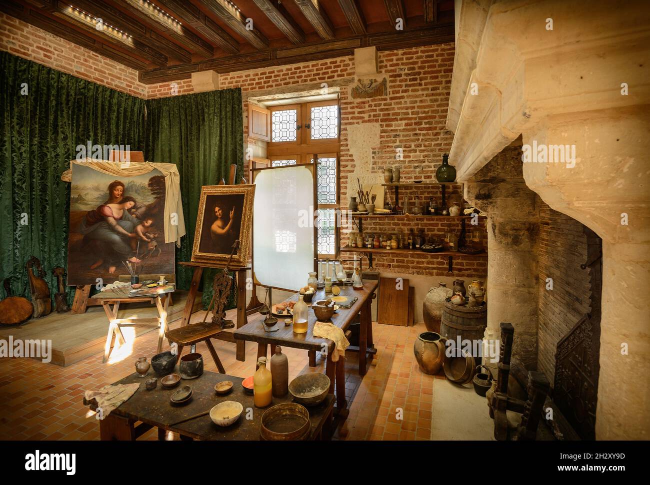 FRANCE. INDRE-ET-LOIRE (37) THE CLOS LUCE CASTLE, FORMERLY KNOWN AS THE ...