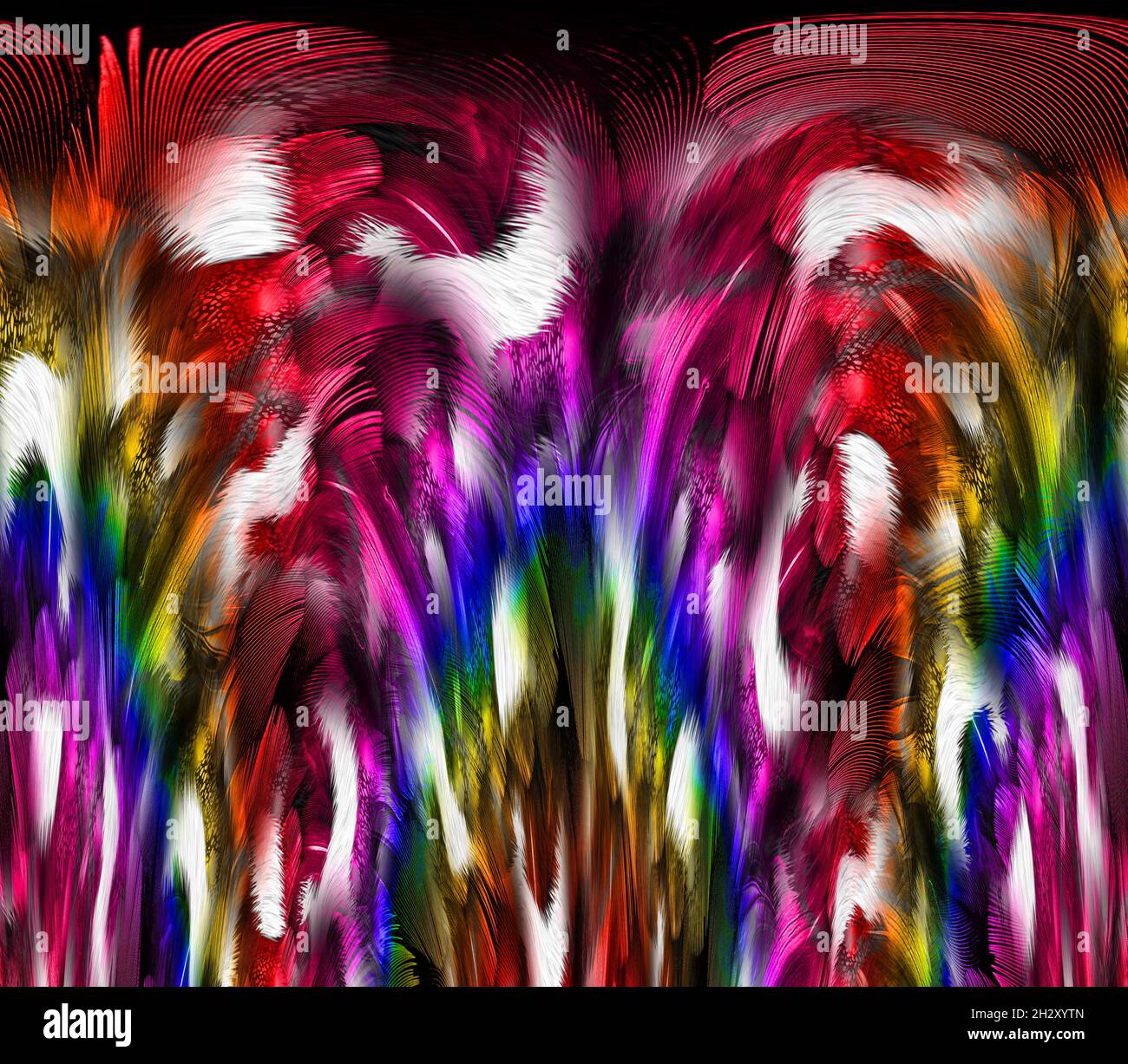 Beautiful grunge decorative texture,fractal psychedelic shape with ...