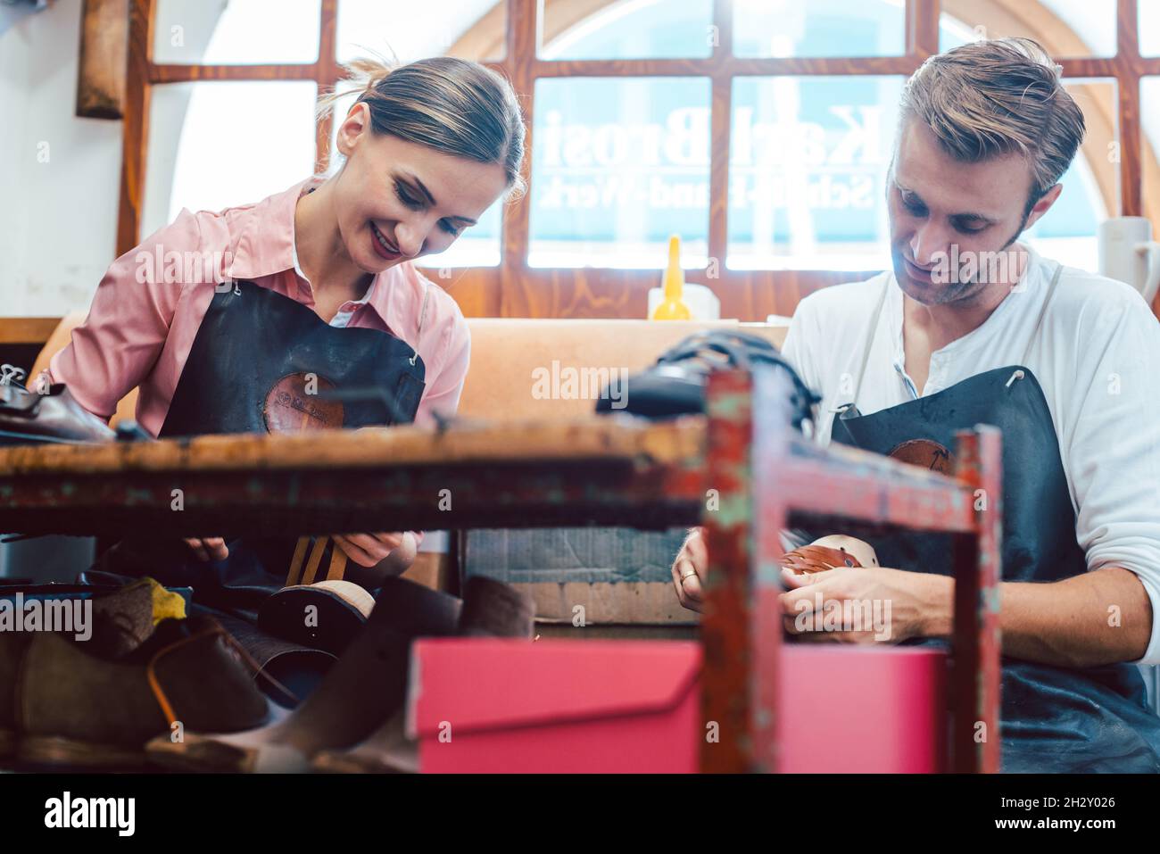 Woman man shoes hi-res stock photography and images - Alamy