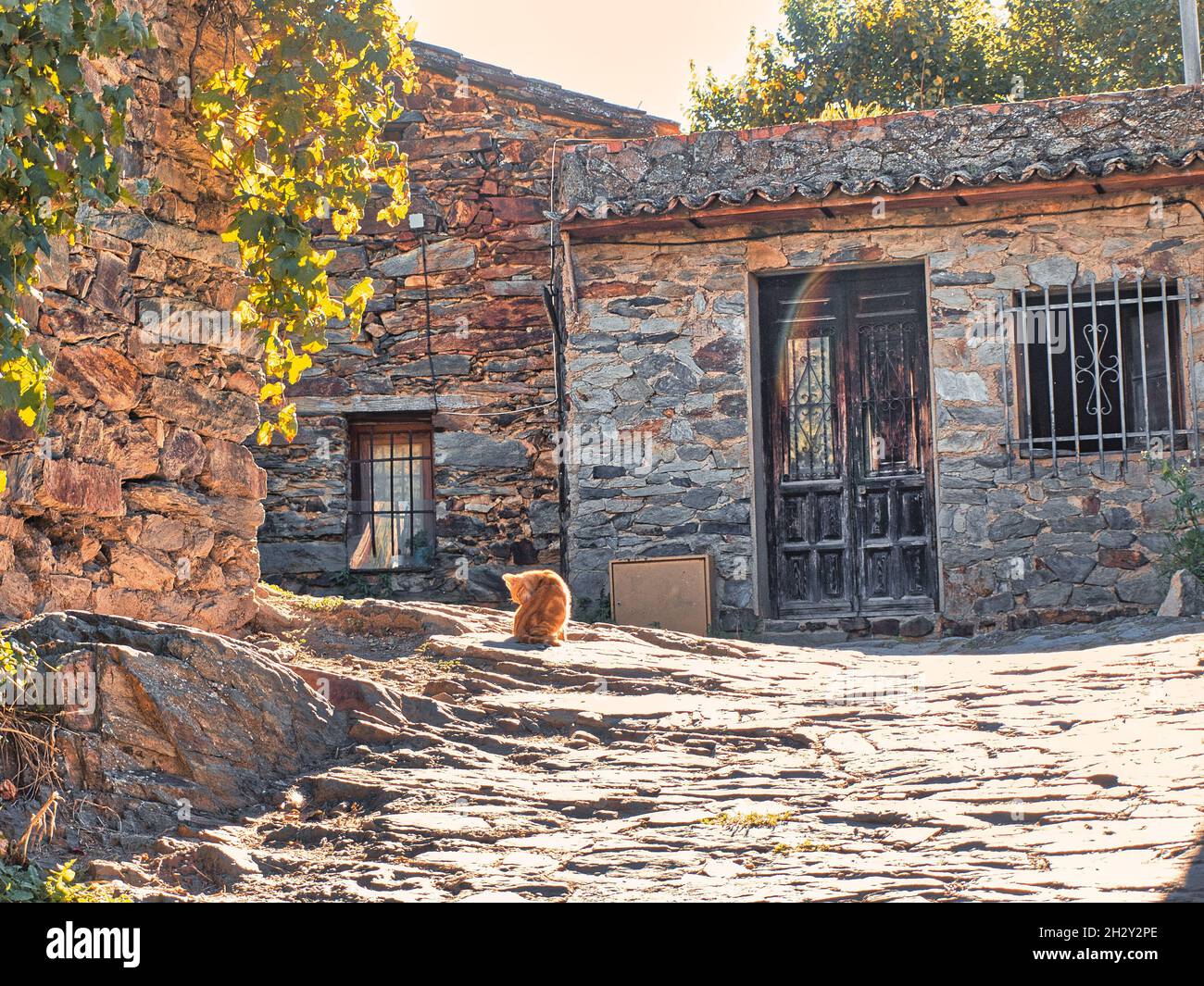 PATONES DE ARRIBA ONE OF THE MOST BEAUTIFUL VILLAGES IN SPAIN Stock ...