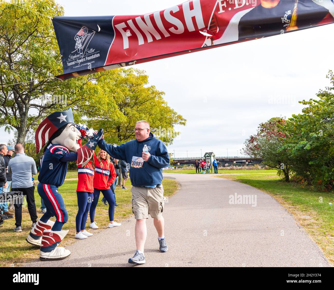 Oct. 23, 2021. First Annual Tunnel to Towers Boston 5k Run & Walk, to ...
