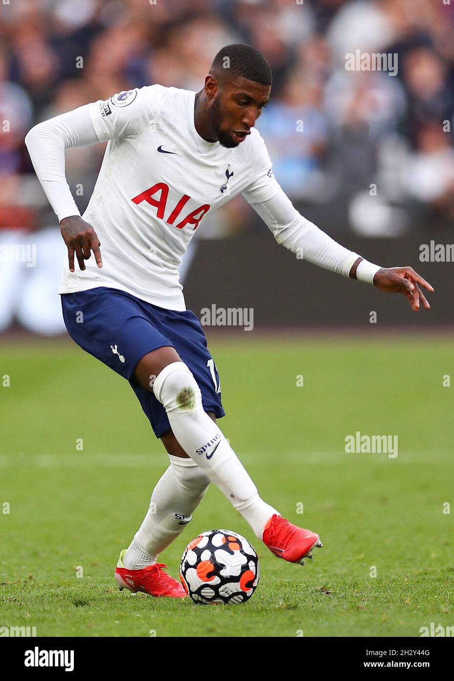 London, England, 24th October 2021. Emerson of Tottenham runs with the ...