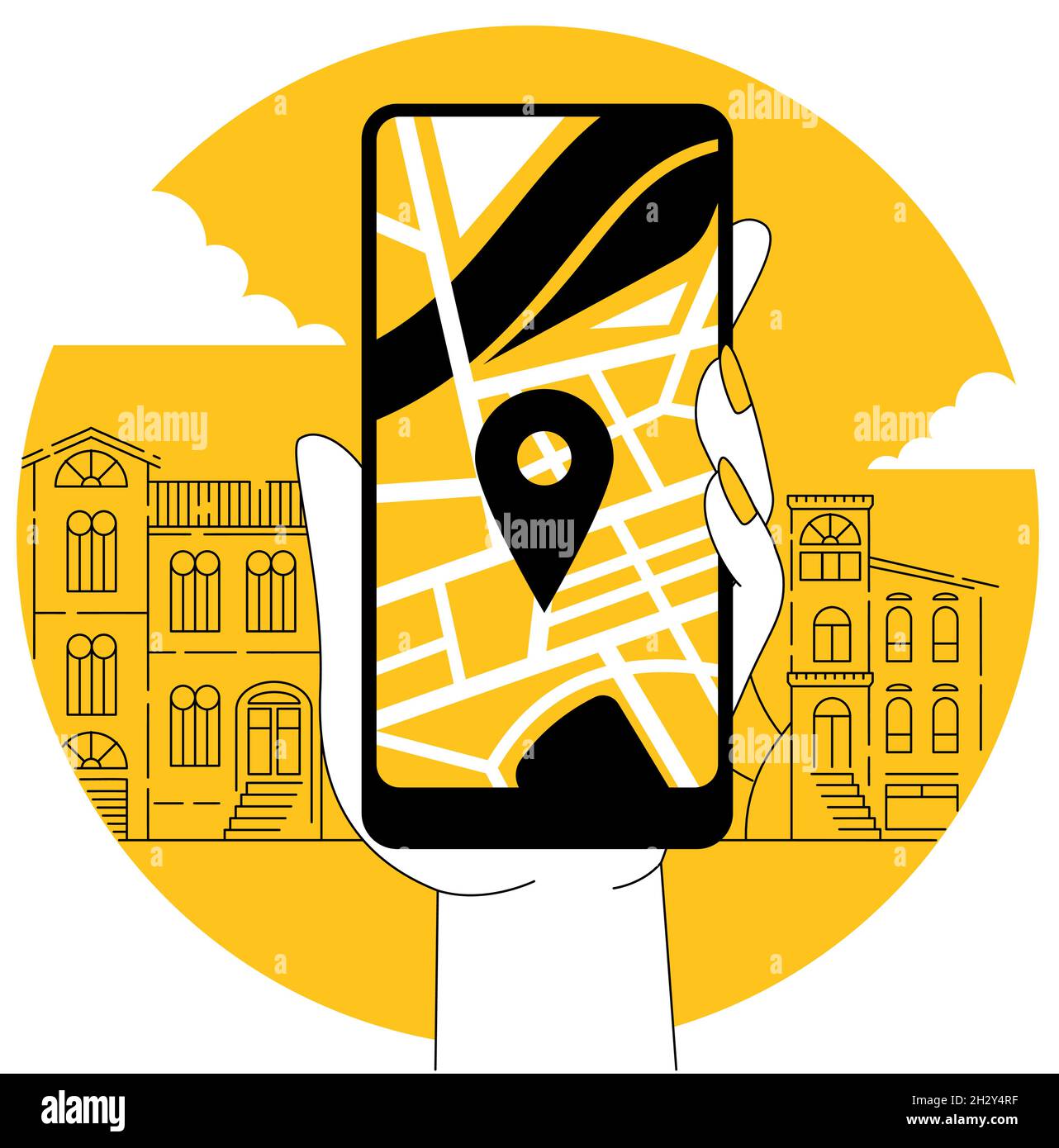 using mobile apps Stock Vector Image & Art - Alamy