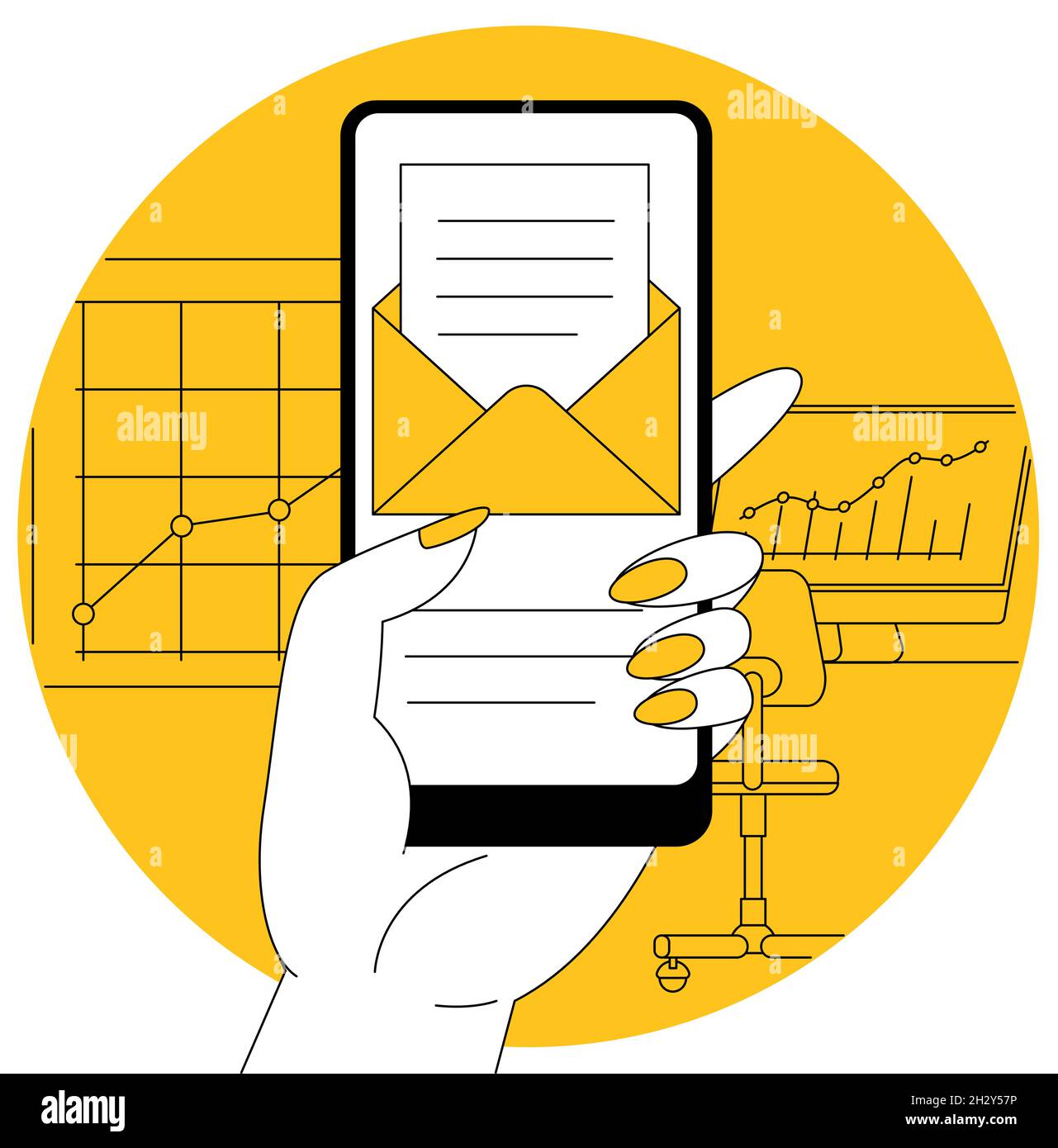 using mobile apps Stock Vector Image & Art - Alamy