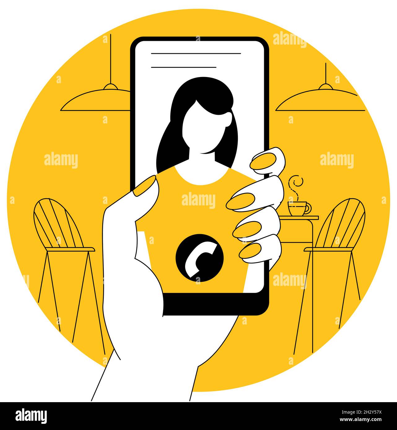 using mobile apps Stock Vector Image & Art - Alamy